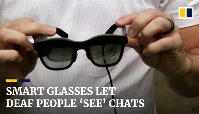 Live-caption glasses let deaf people read conversations using augmented ...